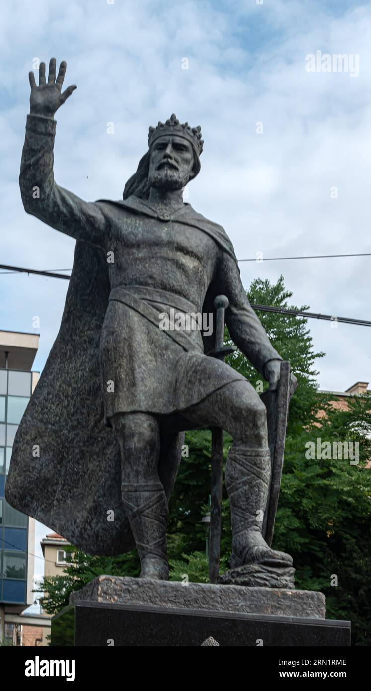 A Monument to King Tvrtko I Stock Photo - Alamy