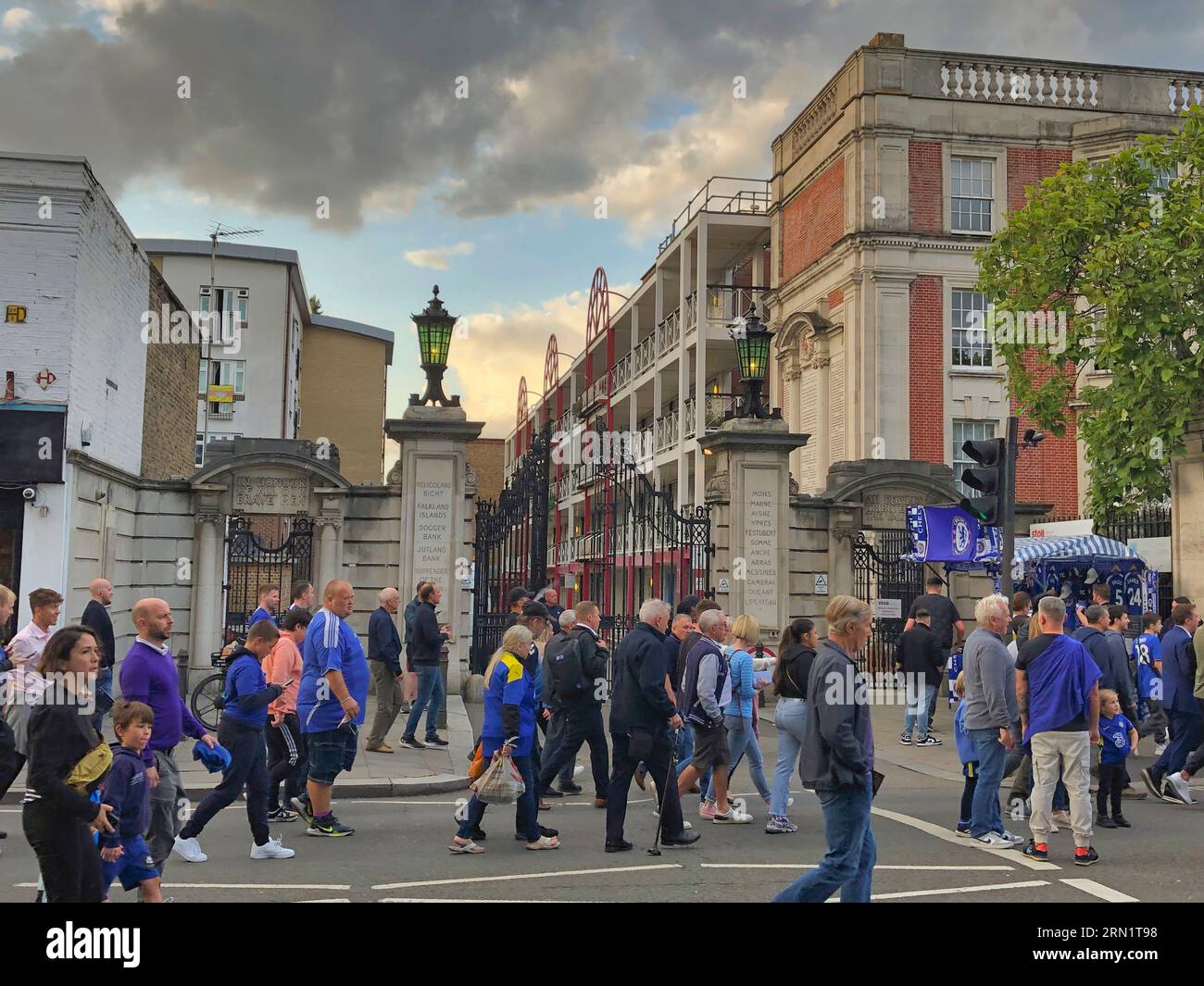 30th August, 2023 Fulham, London, UK Chelsea Football Club fans and ...