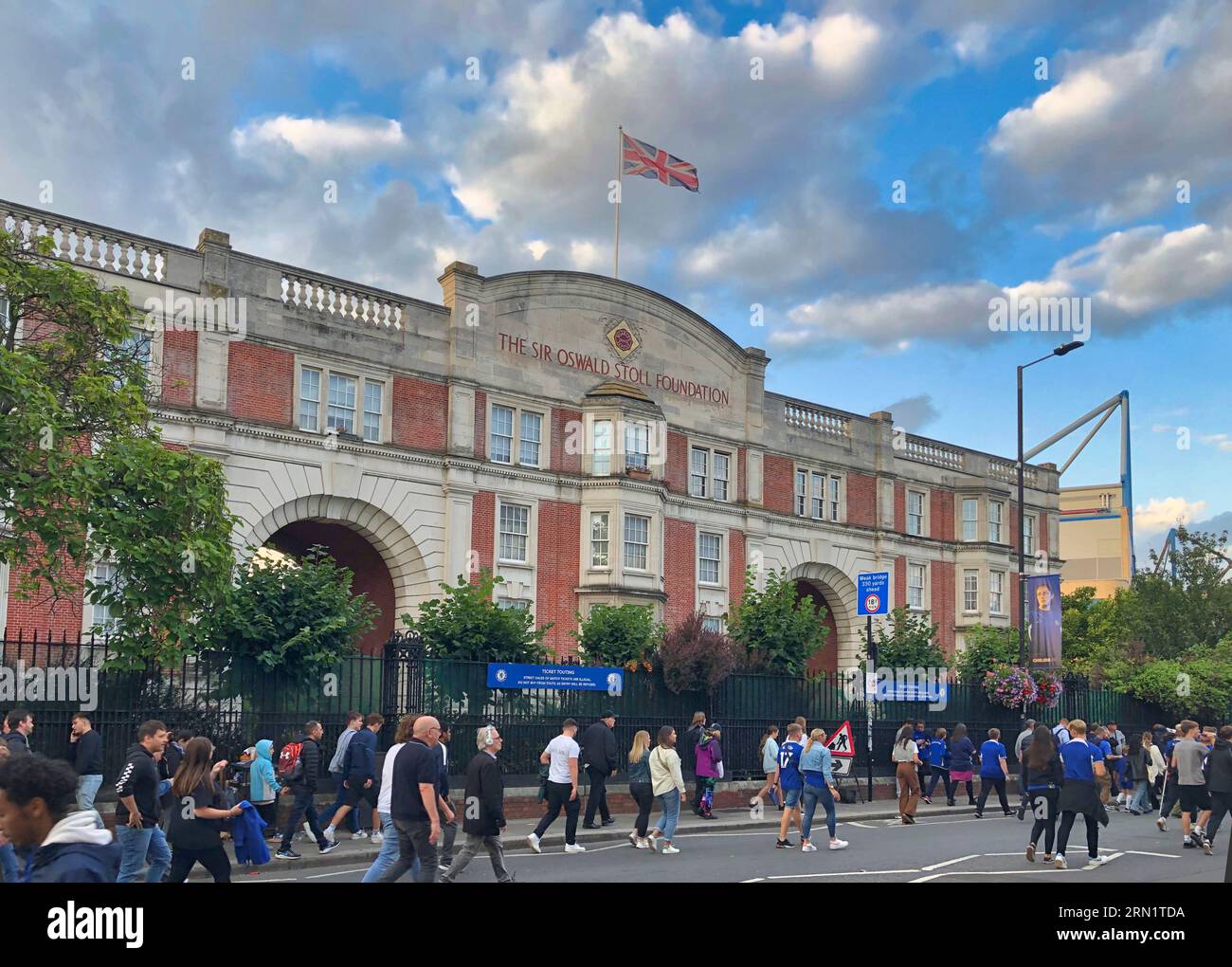 30th August, 2023 Fulham, London, UK Chelsea Football Club fans and ...