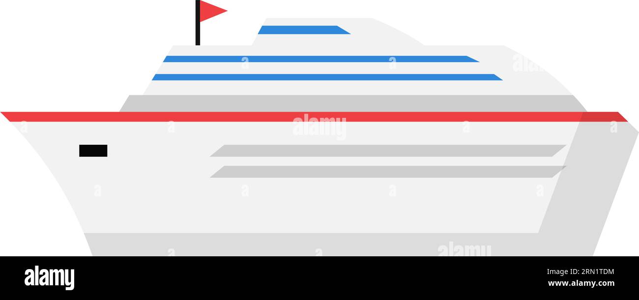 Big cruise ship Stock Vector Image & Art - Alamy