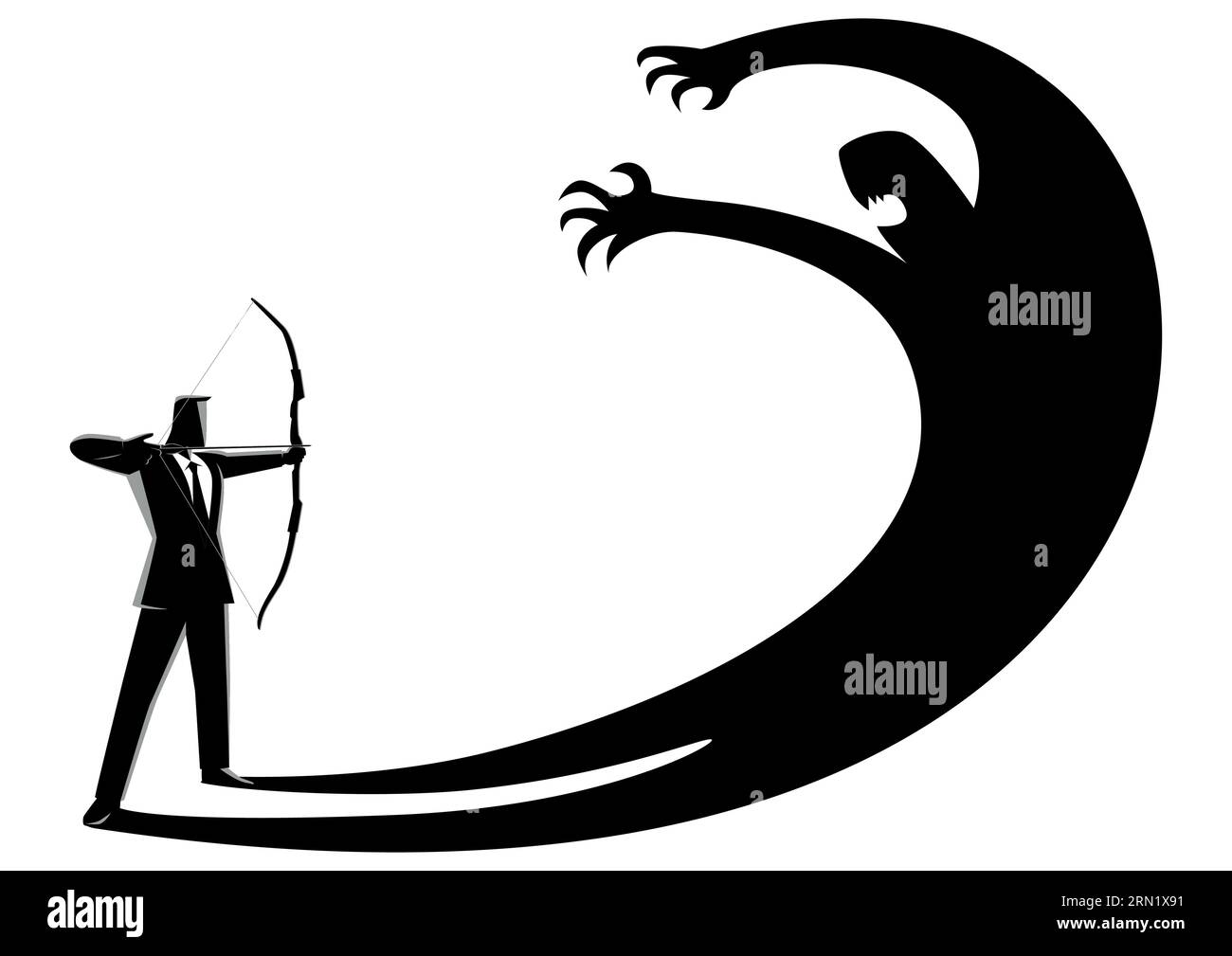 Negative bow Cut Out Stock Images & Pictures - Alamy