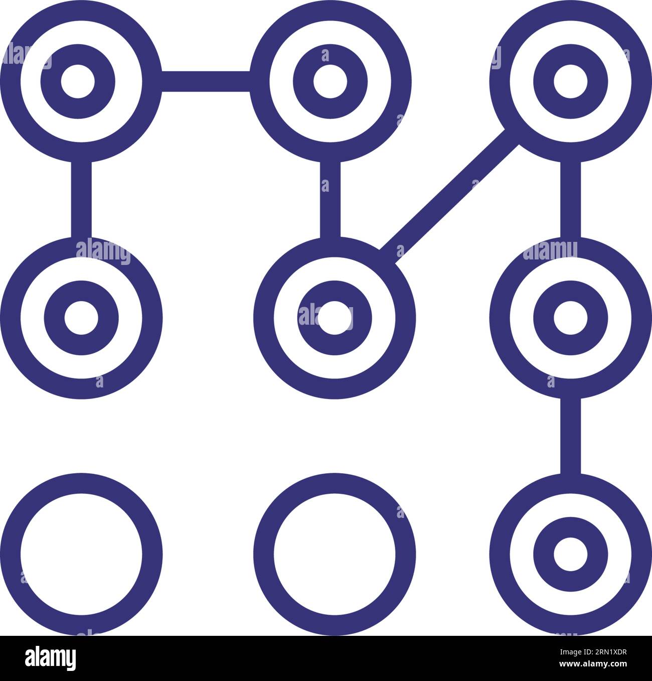 Computer screen pin code Stock Vector Images - Alamy