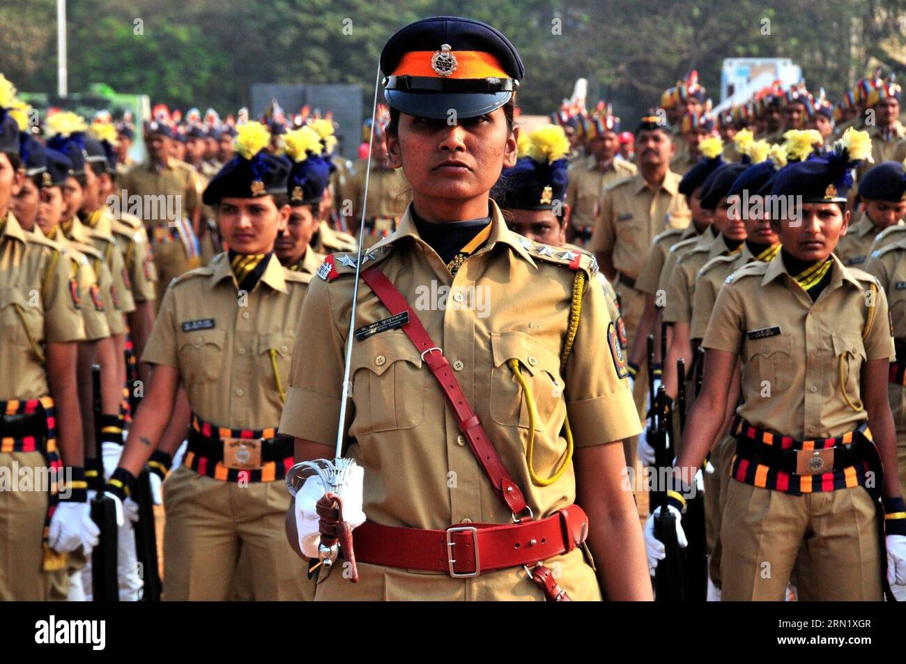 Mumbai police parade hi-res stock photography and images - Alamy