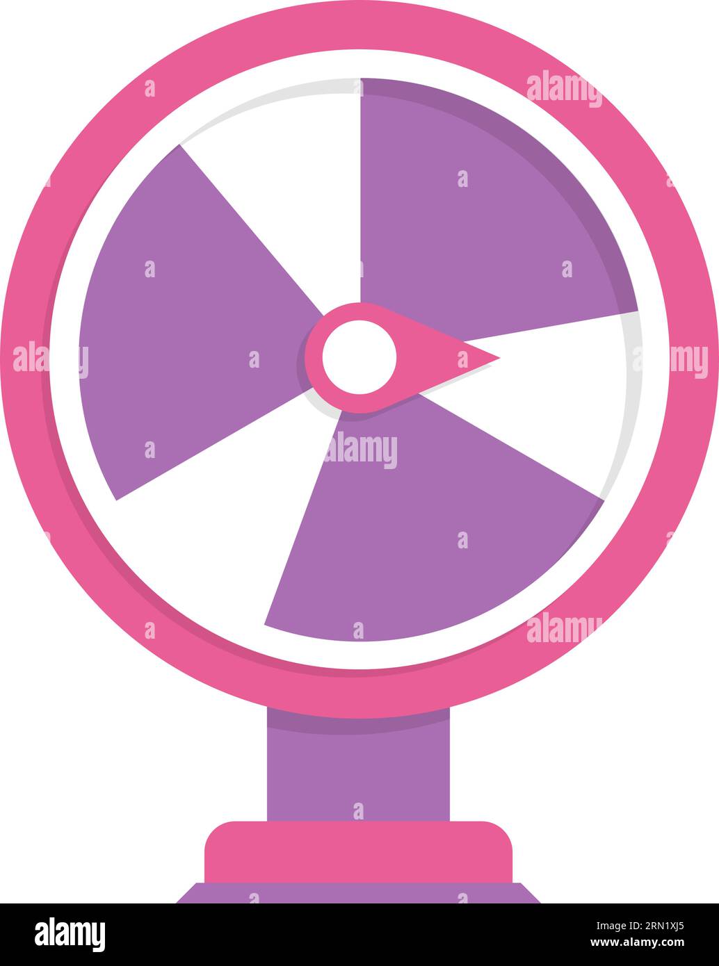 Pink and purple fortune wheel illustration Stock Vector Image & Art - Alamy