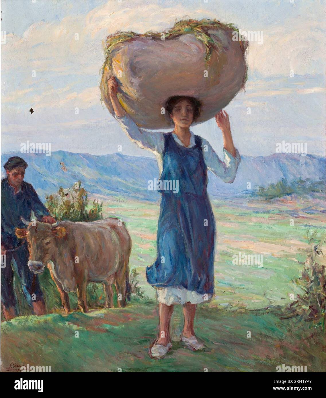 Campesina vasca between circa 1925 and circa 1930 by Francisco Maura y ...