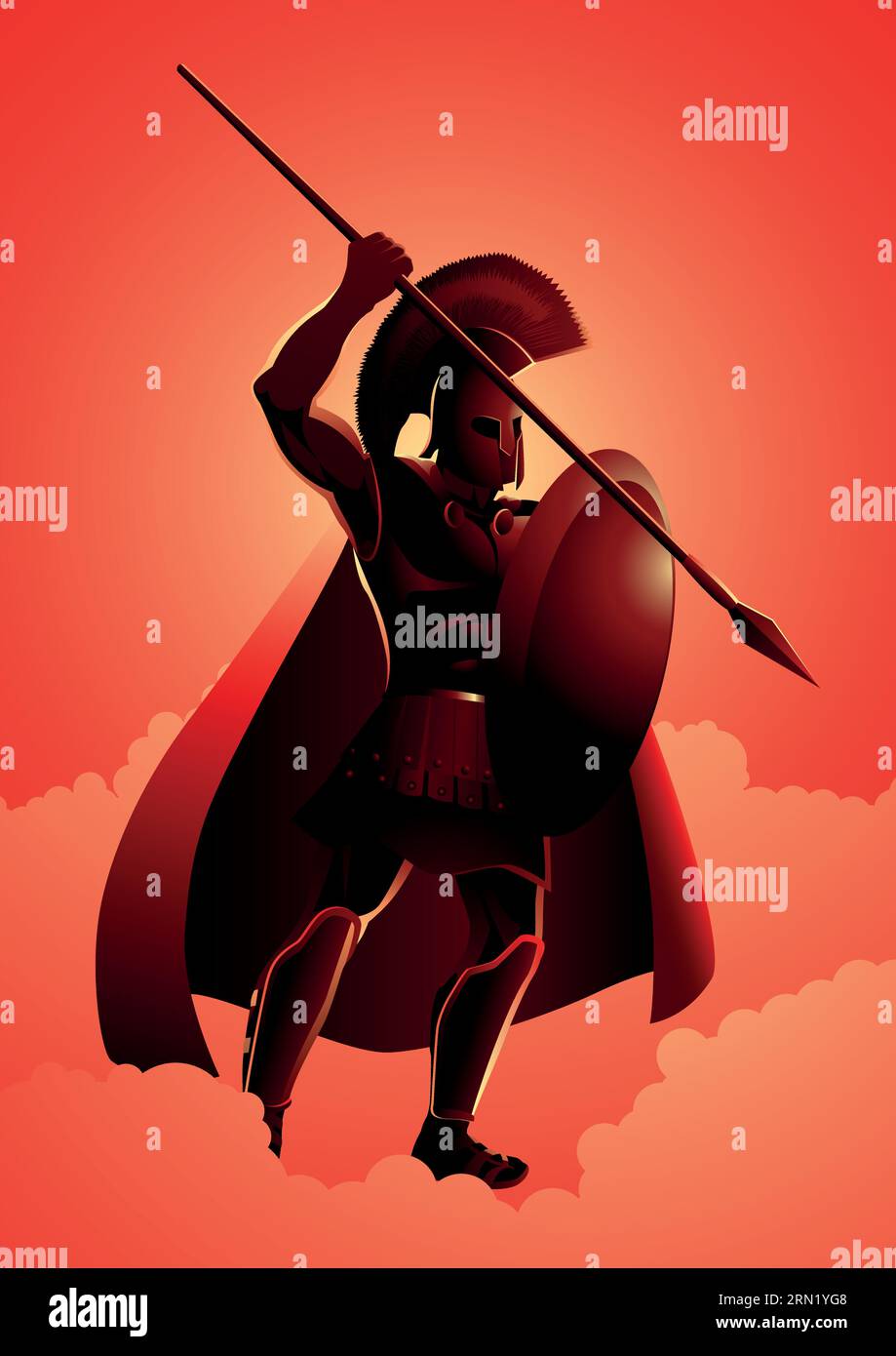 Greek god ares Stock Vector Images - Alamy