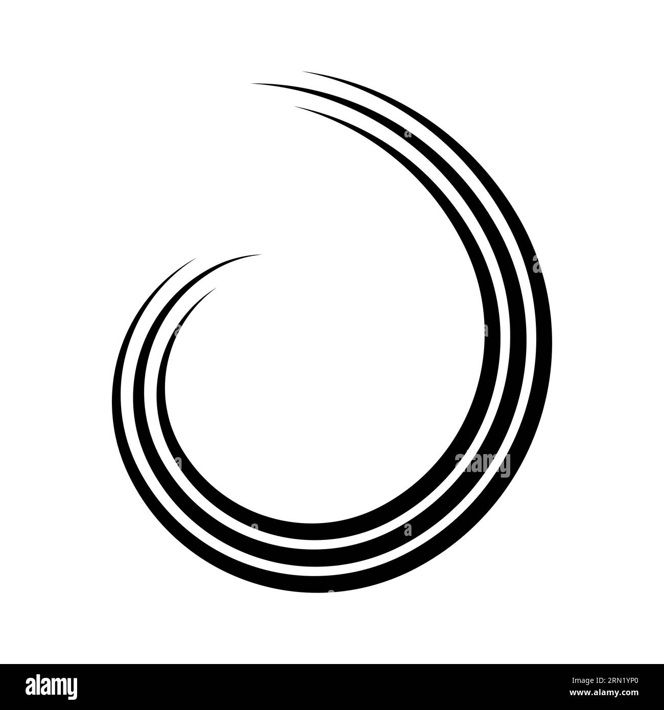 Shape design incorporates curve, line, strip, swirl, wave, and energy ...