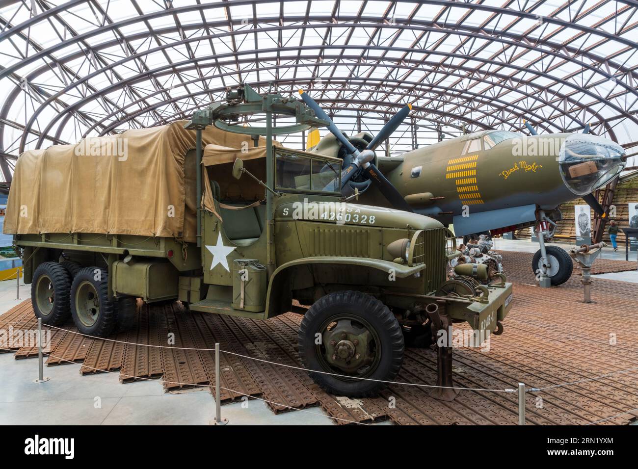 Utah Beach Landing Museum in Sainte-Marie-du-Mont, France Stock Photo - Alamy