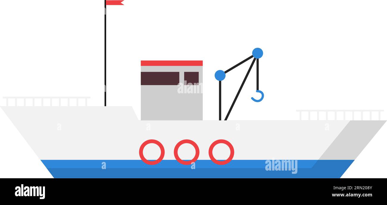 Deck cargo vessel Cut Out Stock Images & Pictures - Alamy