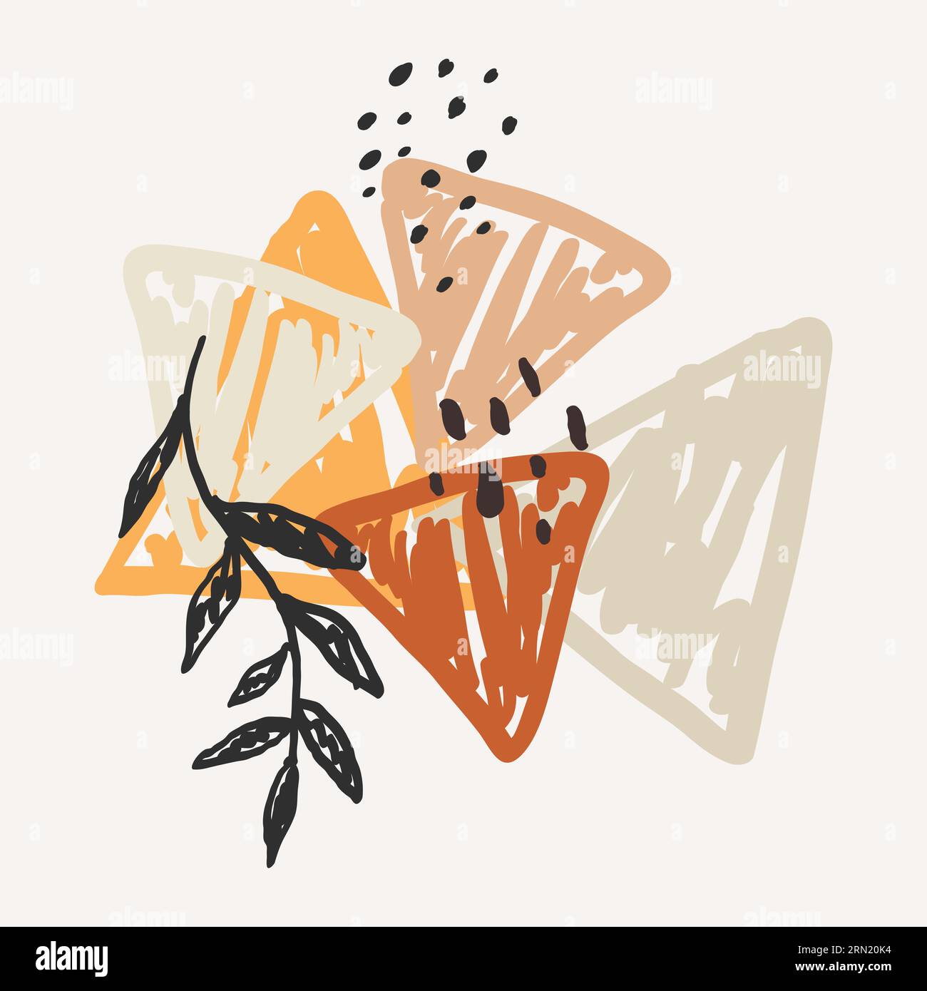 Boho pink Stock Vector Images - Alamy