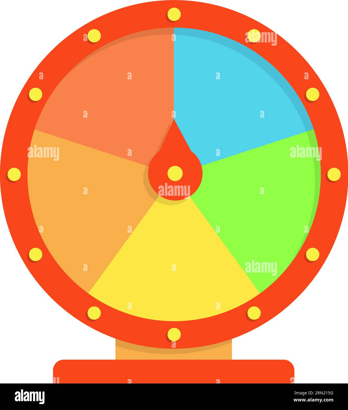 Multicolored fortune wheel illustration Stock Vector Image & Art - Alamy