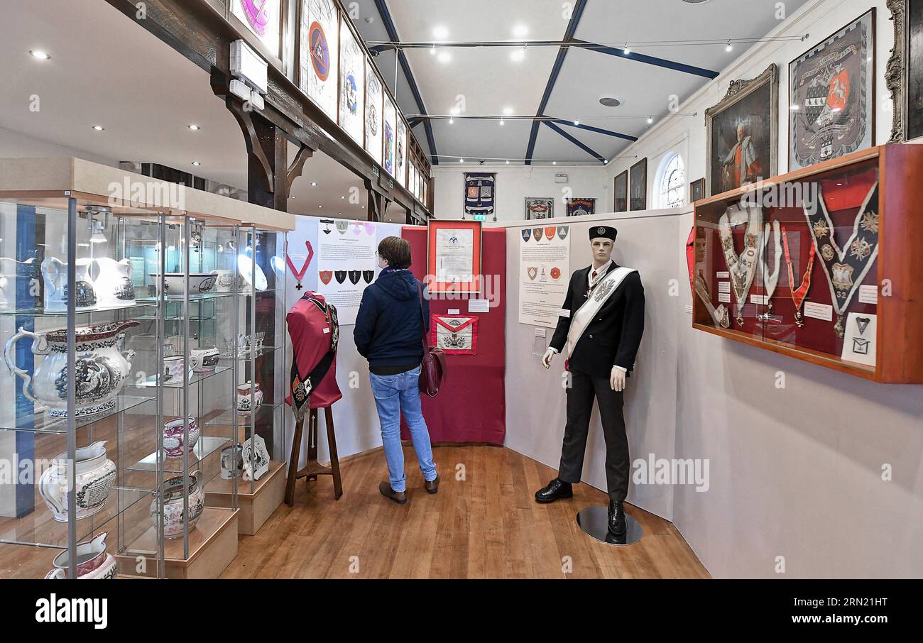 England, Canterbury: The Kent Museum of Freemasonry Stock Photo - Alamy