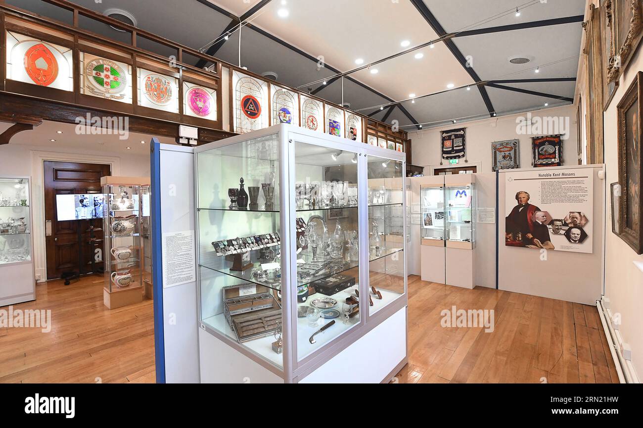 England, Canterbury: The Kent Museum of Freemasonry Stock Photo - Alamy