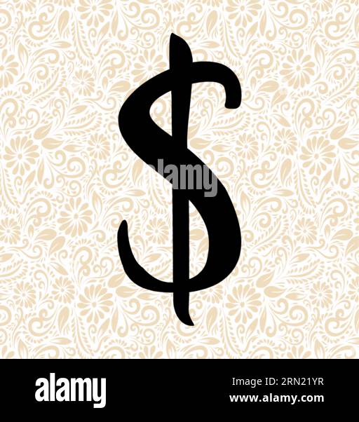 Sweet Alphabet SYMBOL DOLLAR , Black alphabet vector, alphabet vector ...