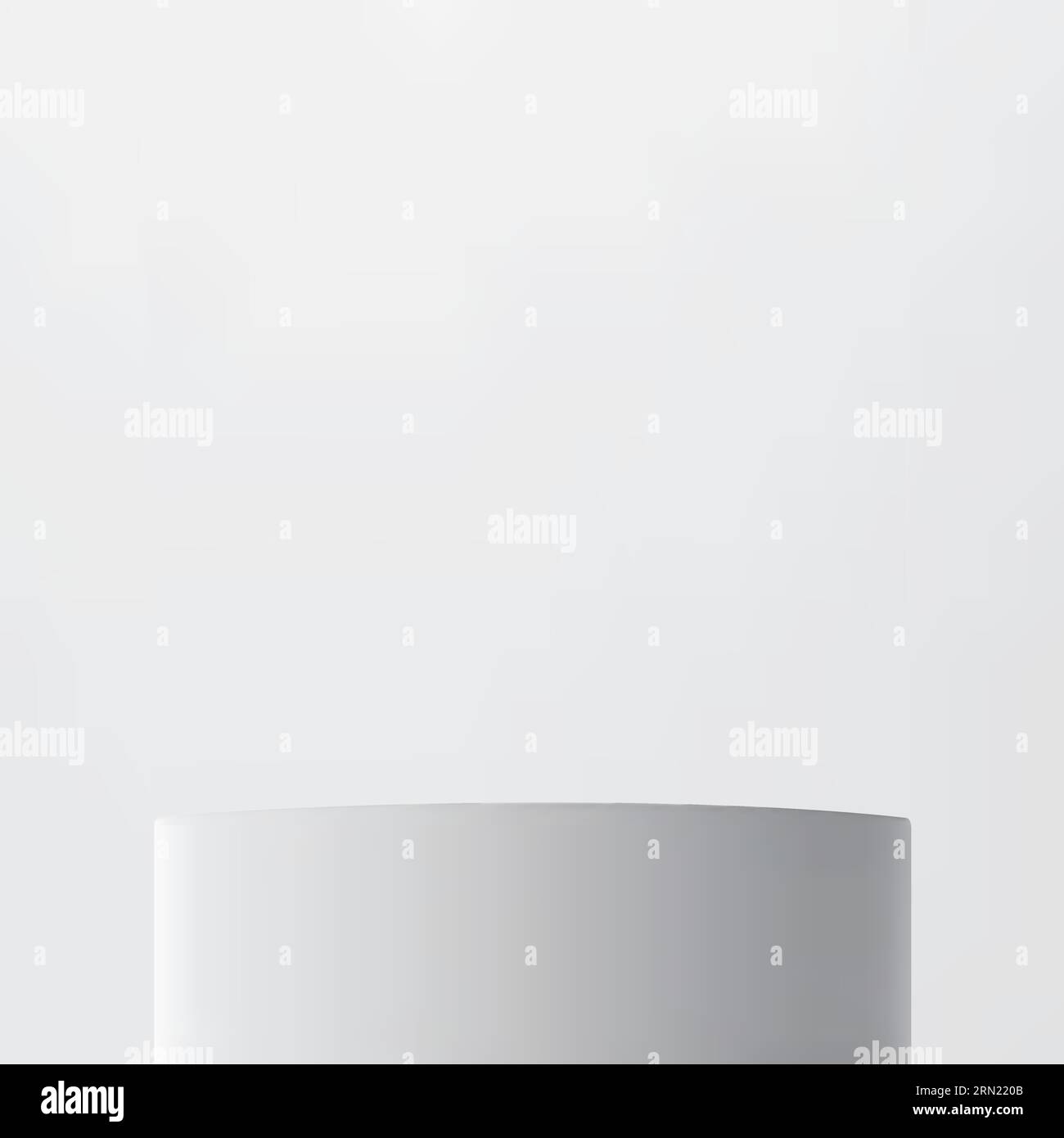 Minimal podium for presenting products. Front view. Vector Illustration ...