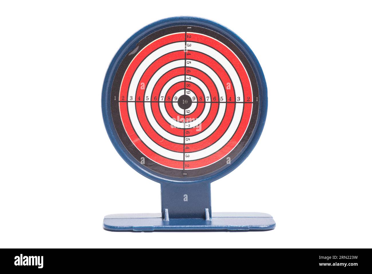 Shooting range target isolated on white background Stock Photo - Alamy