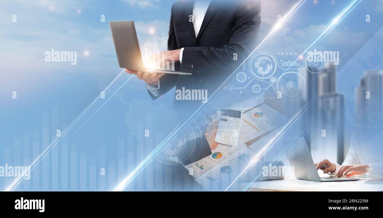 Business and economic growth, Data analysis of financial, Technology ...