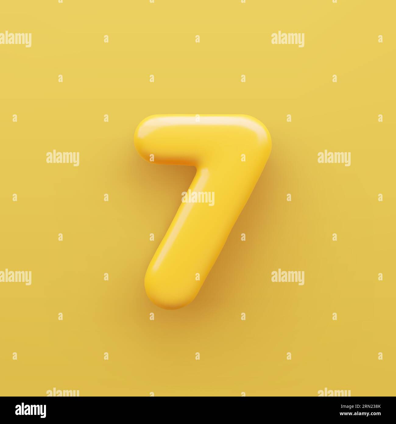 Yellow number 7 hi-res stock photography and images - Alamy