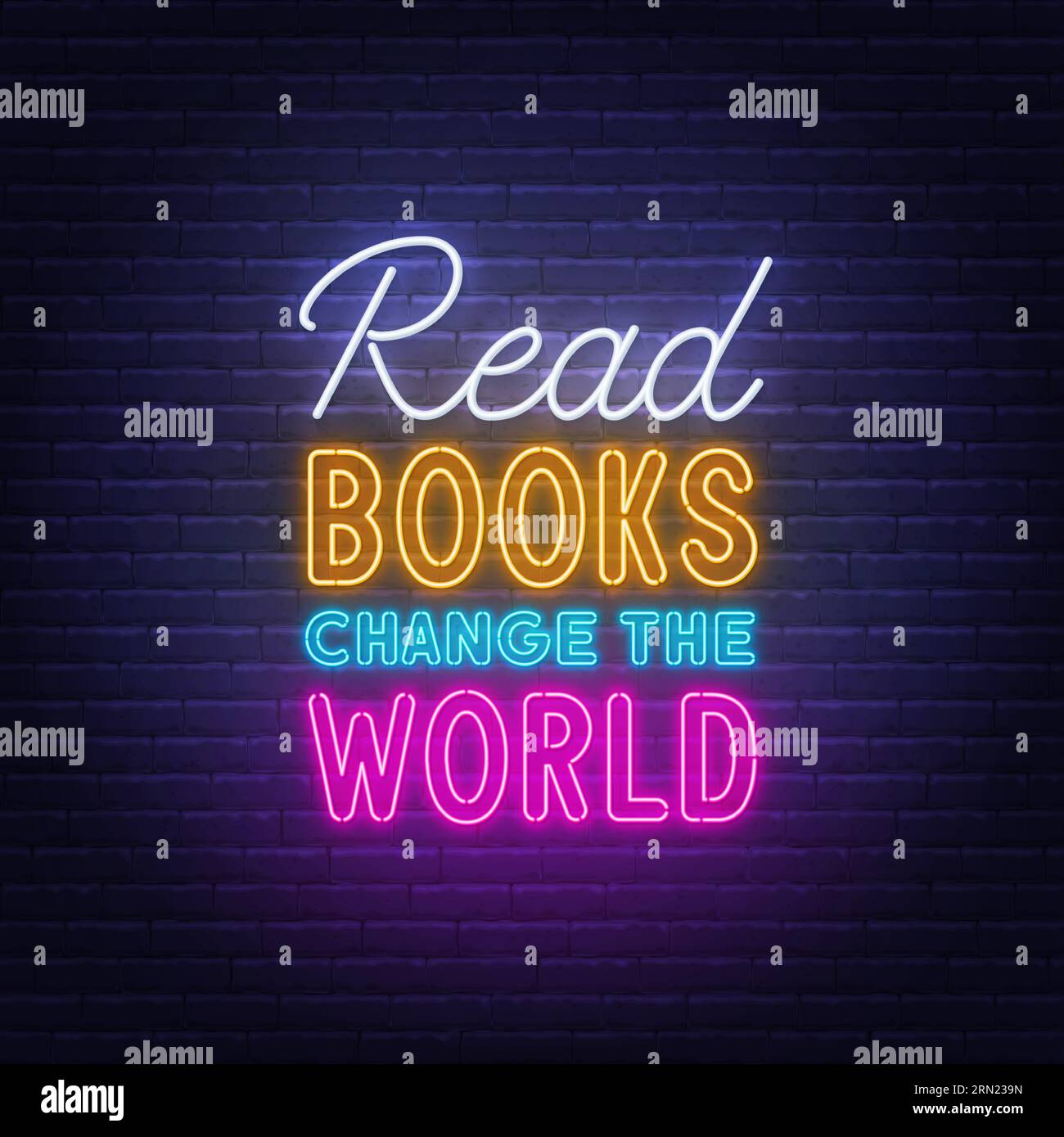 Library brick wall Stock Vector Images - Alamy