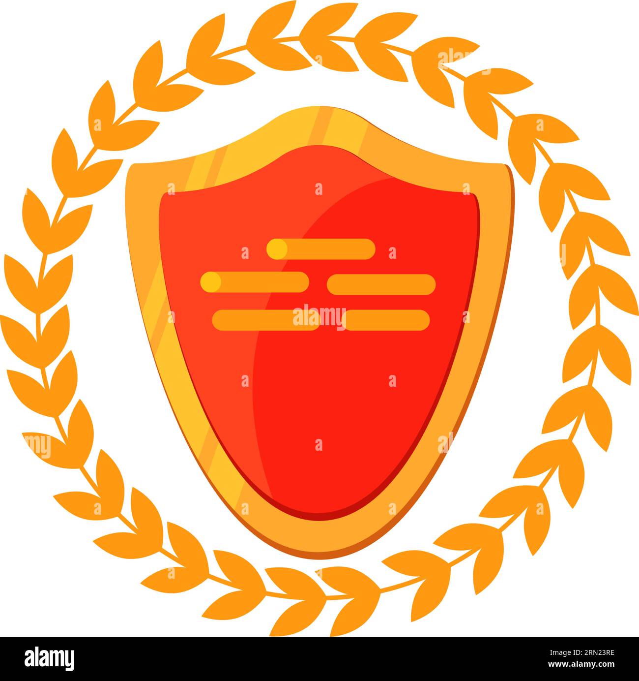 Red shield illustration Stock Vector Image & Art - Alamy
