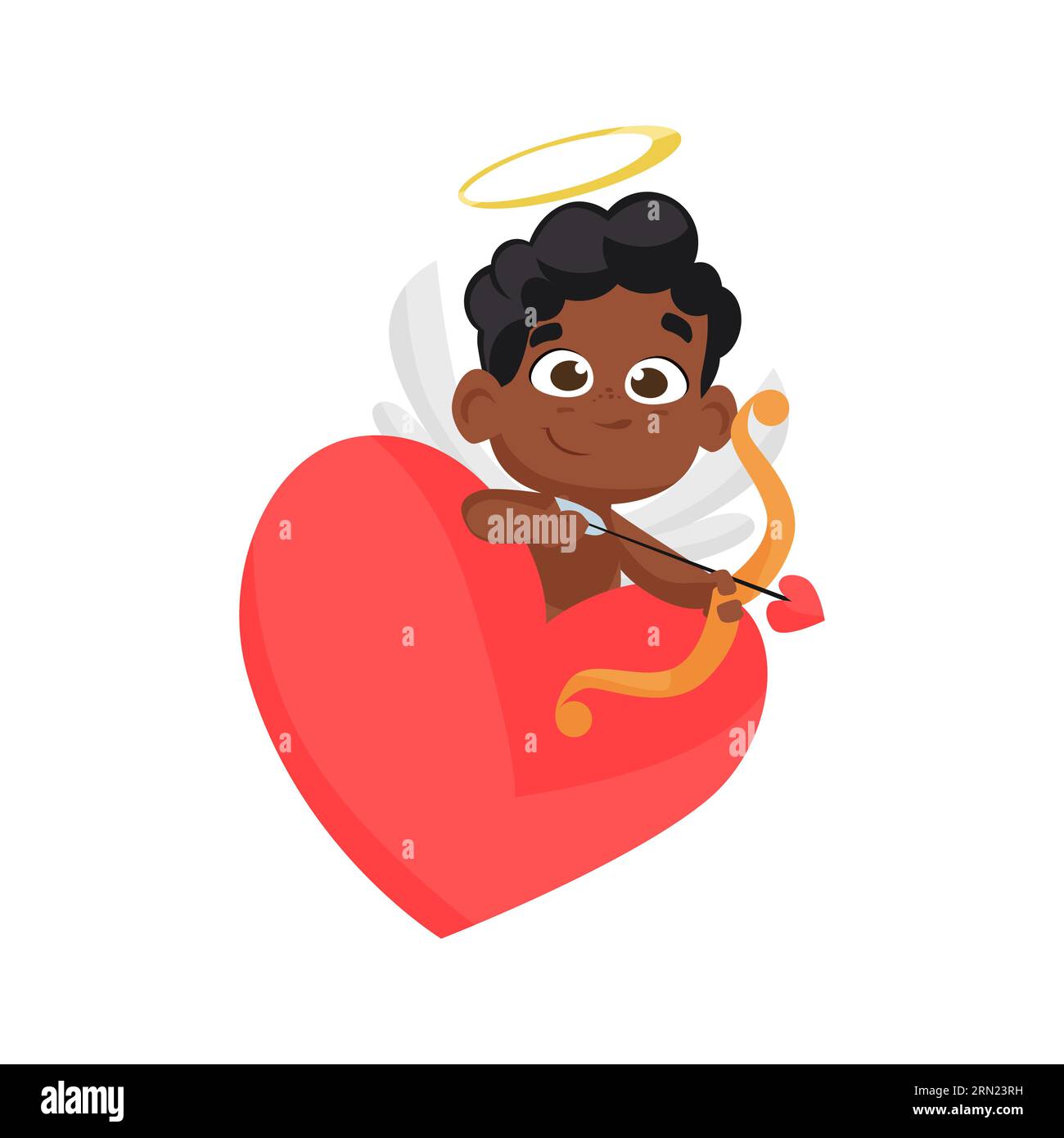 Cupid leaning hi-res stock photography and images - Alamy