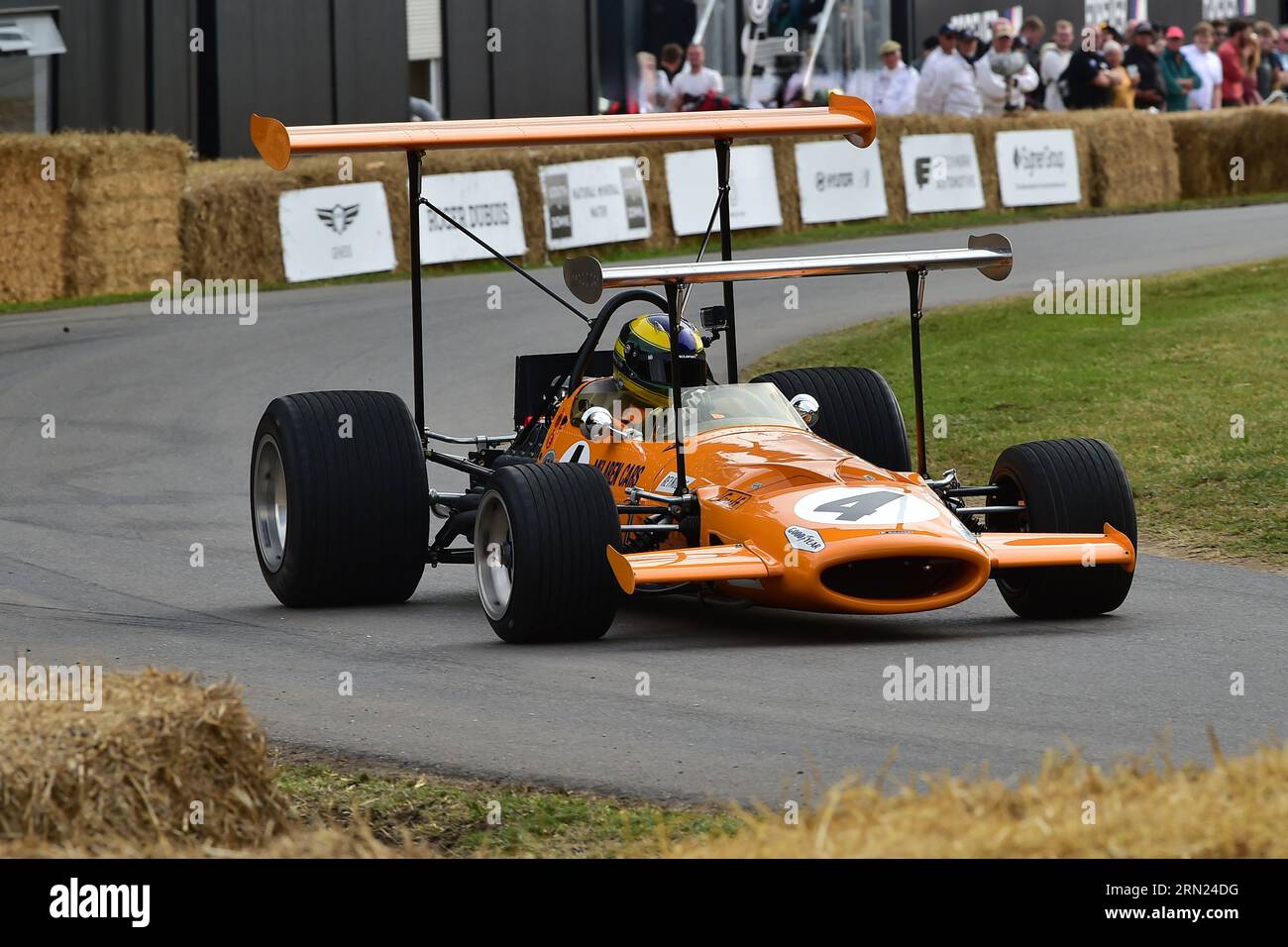 James Hanson, McLaren-Cosworth M7C, from the brief era of high wings ...