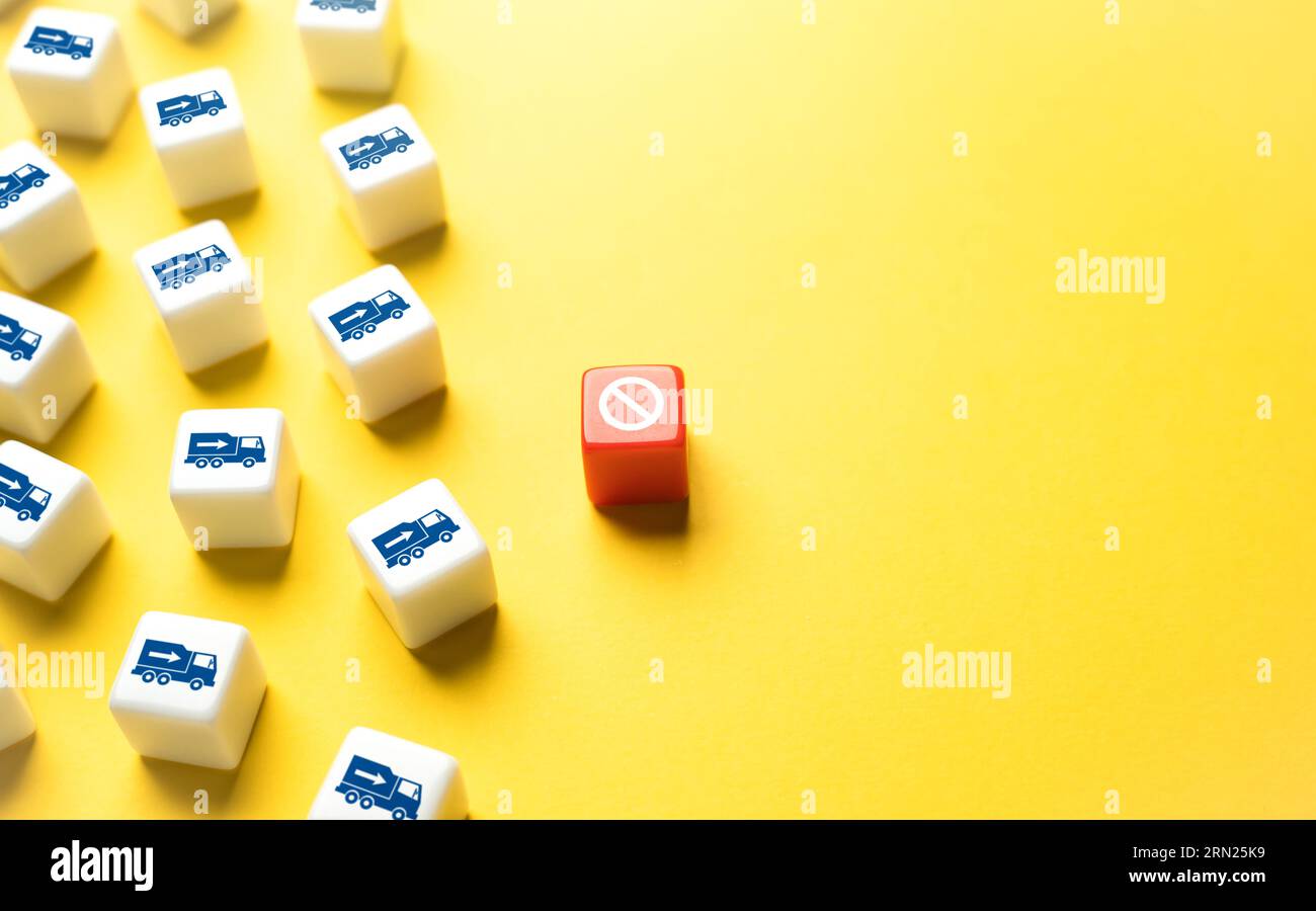 Embargo and blockade of land fright routes. Interference with trade ...