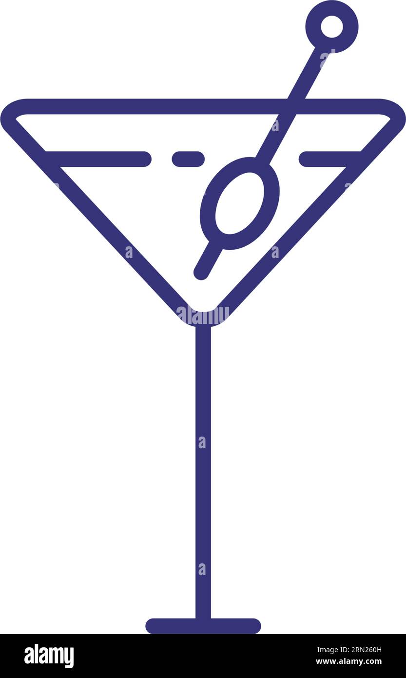 Dry martini line icon Stock Vector Image & Art - Alamy