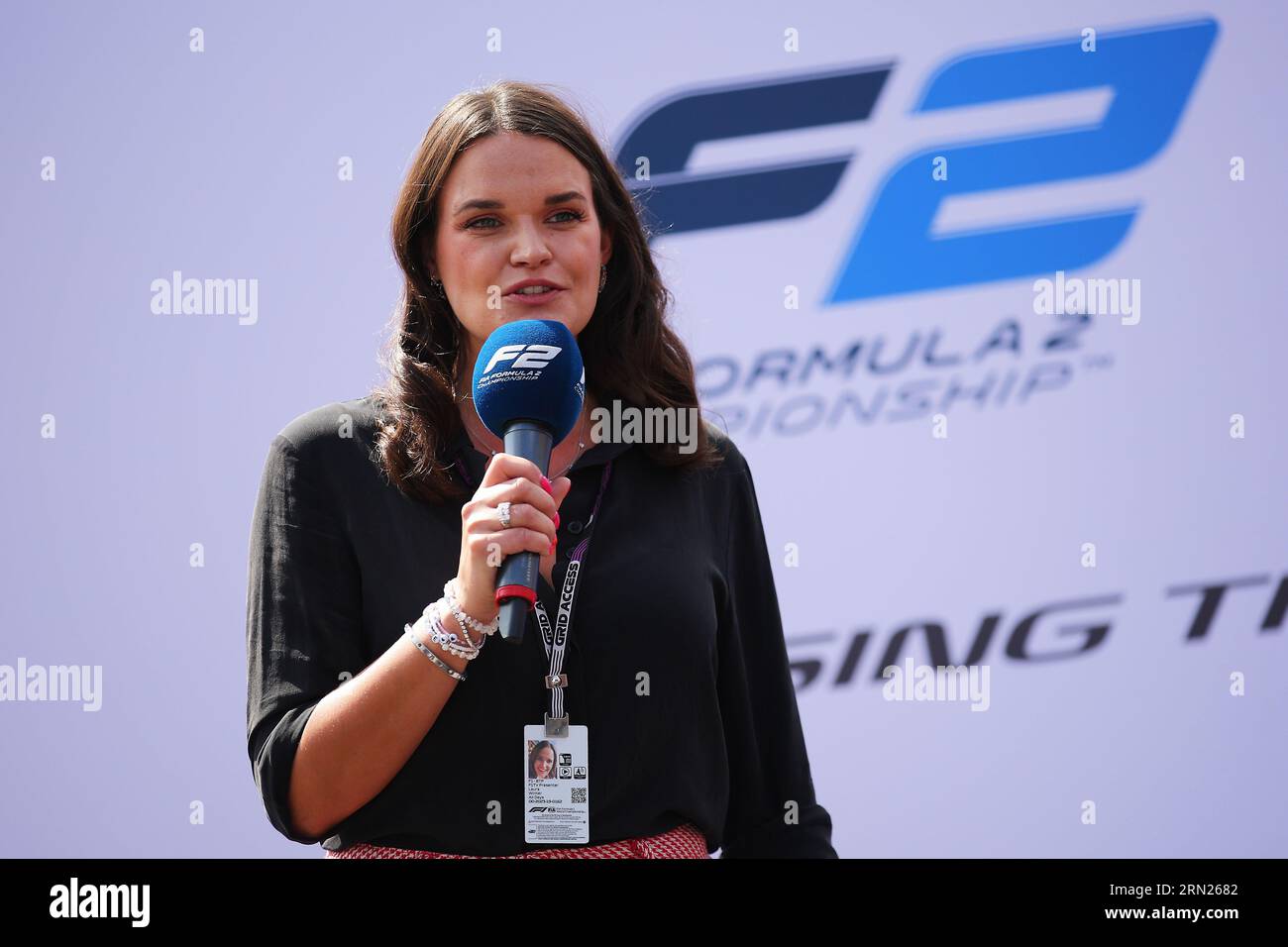 WINTER Laura, TV presenter, portrait during the 2023 Formula 1 Pirelli ...