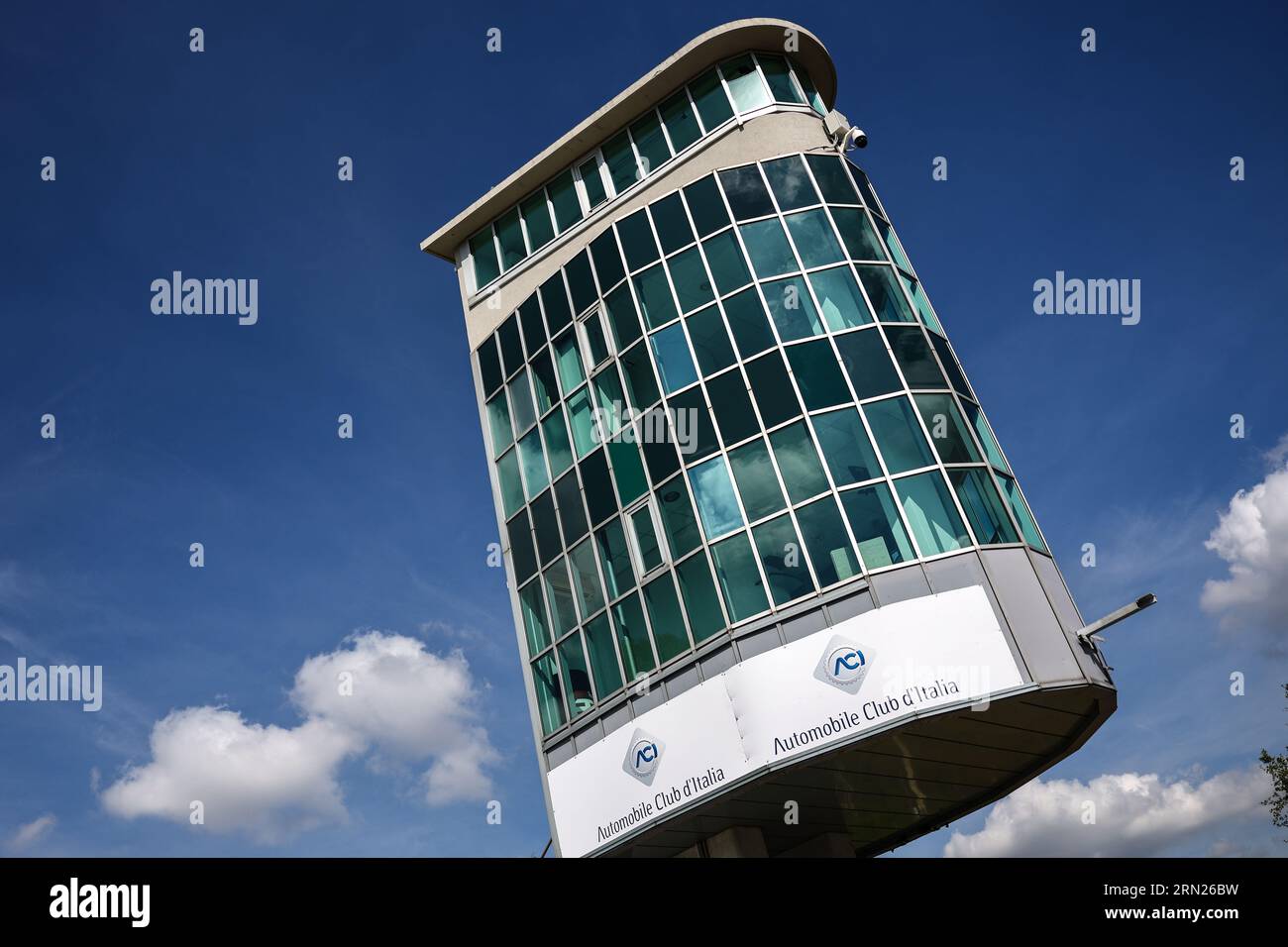 Monza, Italy. 31st Aug, 2023. Circuit atmosphere - timing tower. 31.08. ...