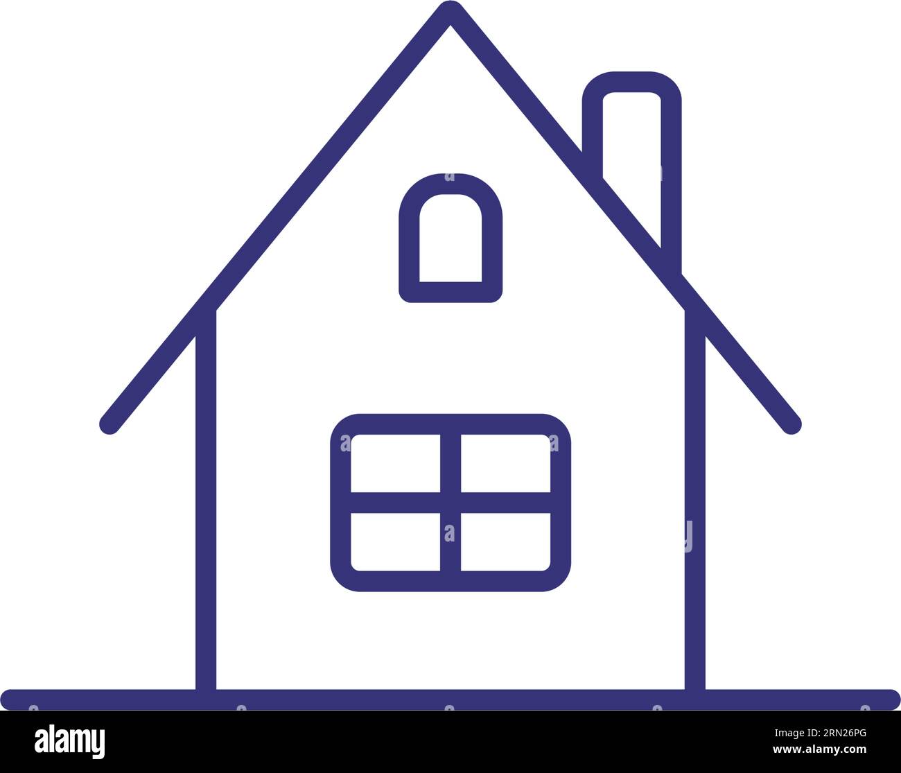 House line icon. Apartment, building, property Stock Vector Image & Art ...