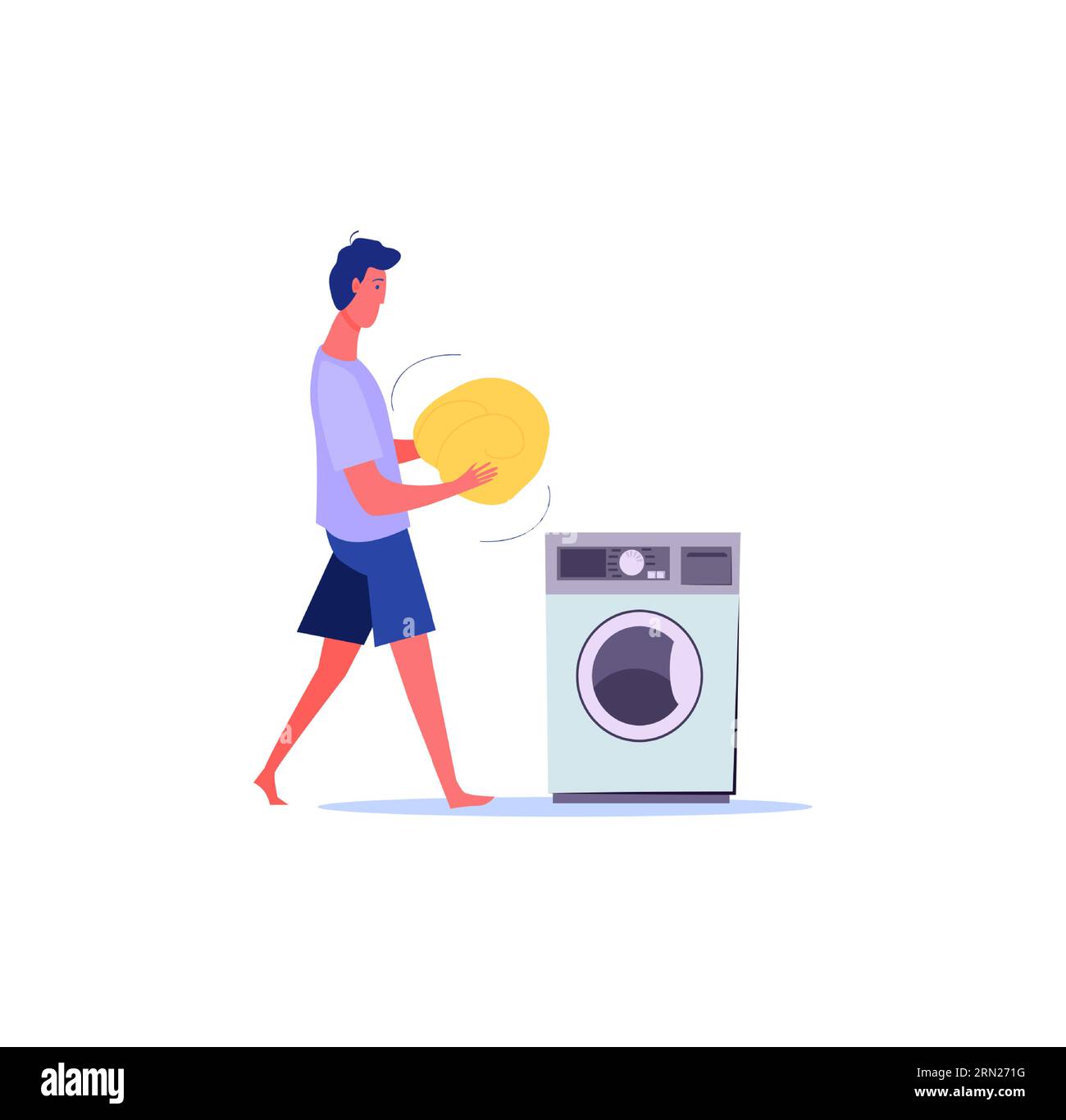 Man wash clothes stain hi-res stock photography and images - Alamy
