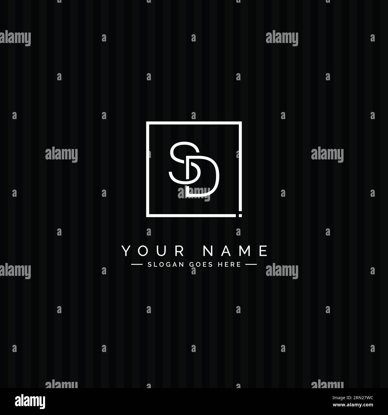 SD Minimal Vector Logo - Simple Business Logo for Monogram S and D ...