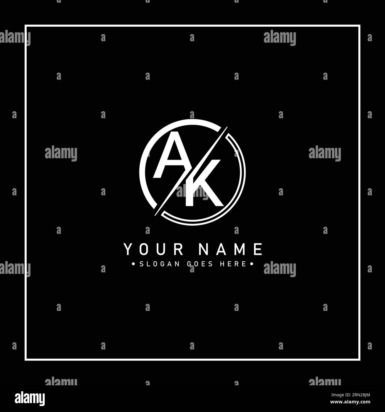 Ak logo Stock Vector Images - Alamy