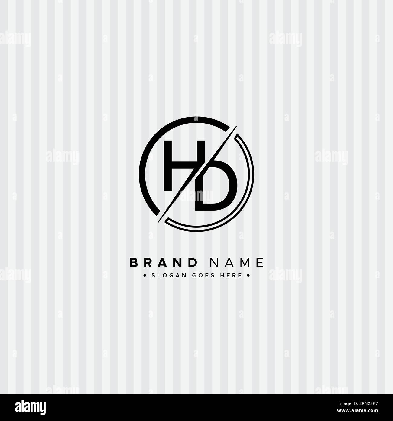 HD Minimal Vector Logo - Simple Business Logo for Monogram H and D ...