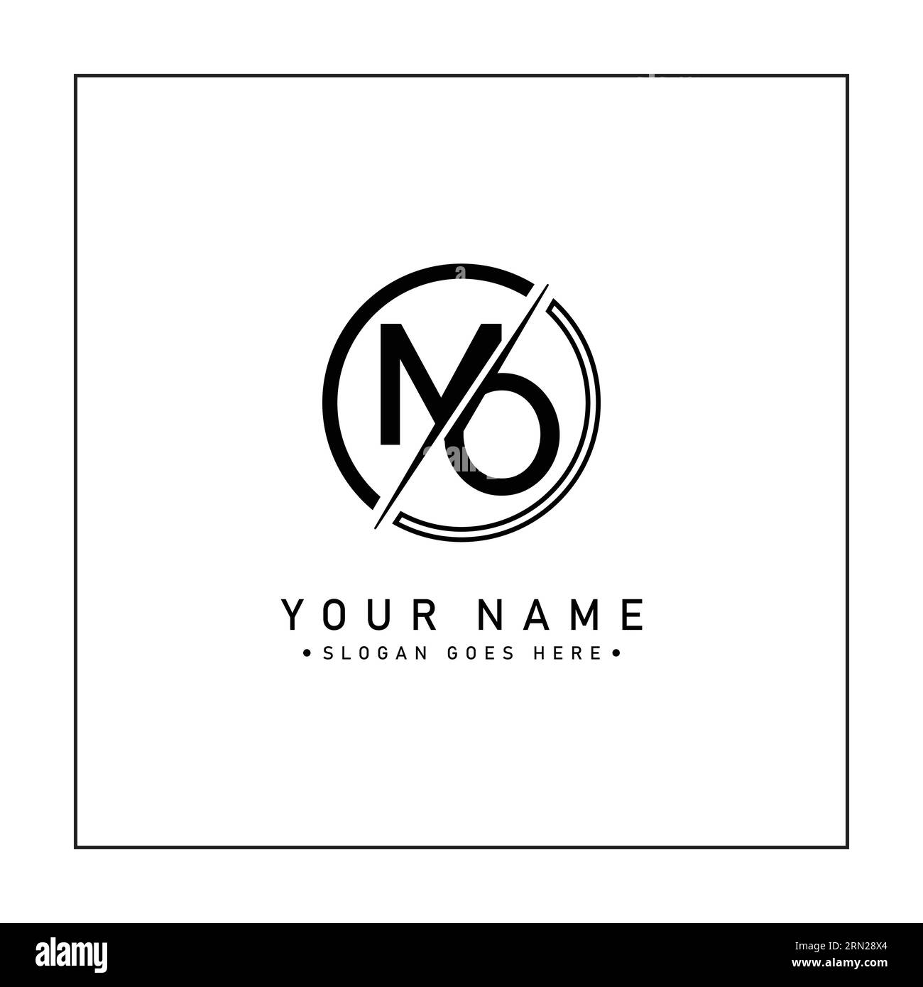 Initial o and m Black and White Stock Photos & Images - Alamy