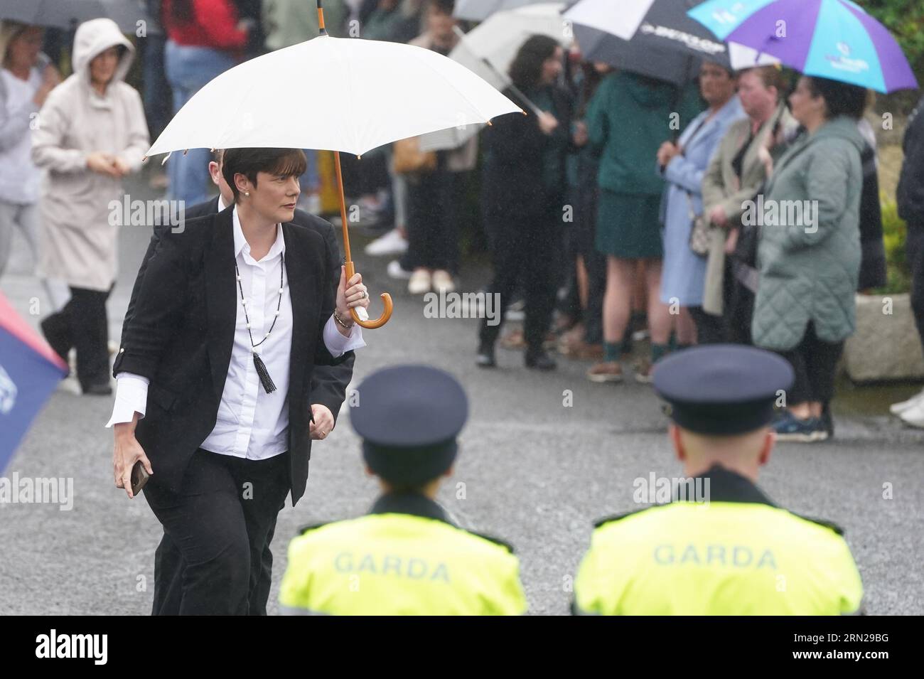 Minister for Education Norma Foley attends the funeral of Nicole Murphy ...