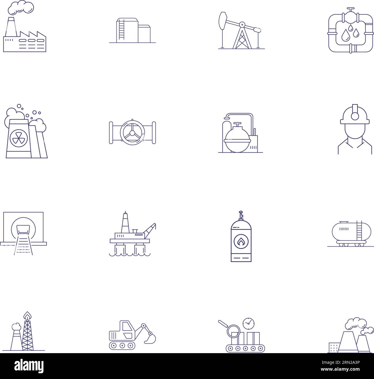 Industrial scale oil storage Stock Vector Images - Alamy