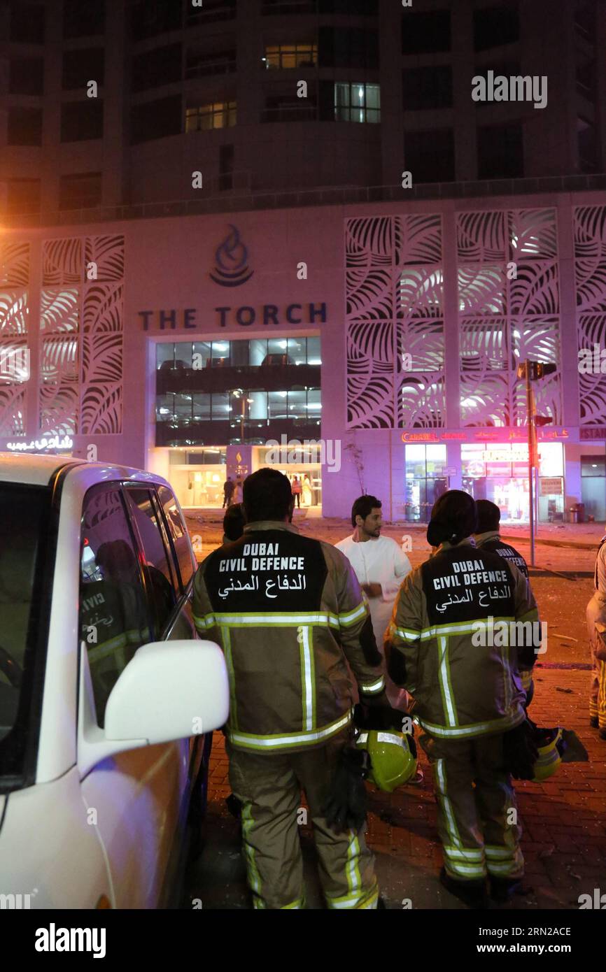 Torch building dubai hi-res stock photography and images - Alamy