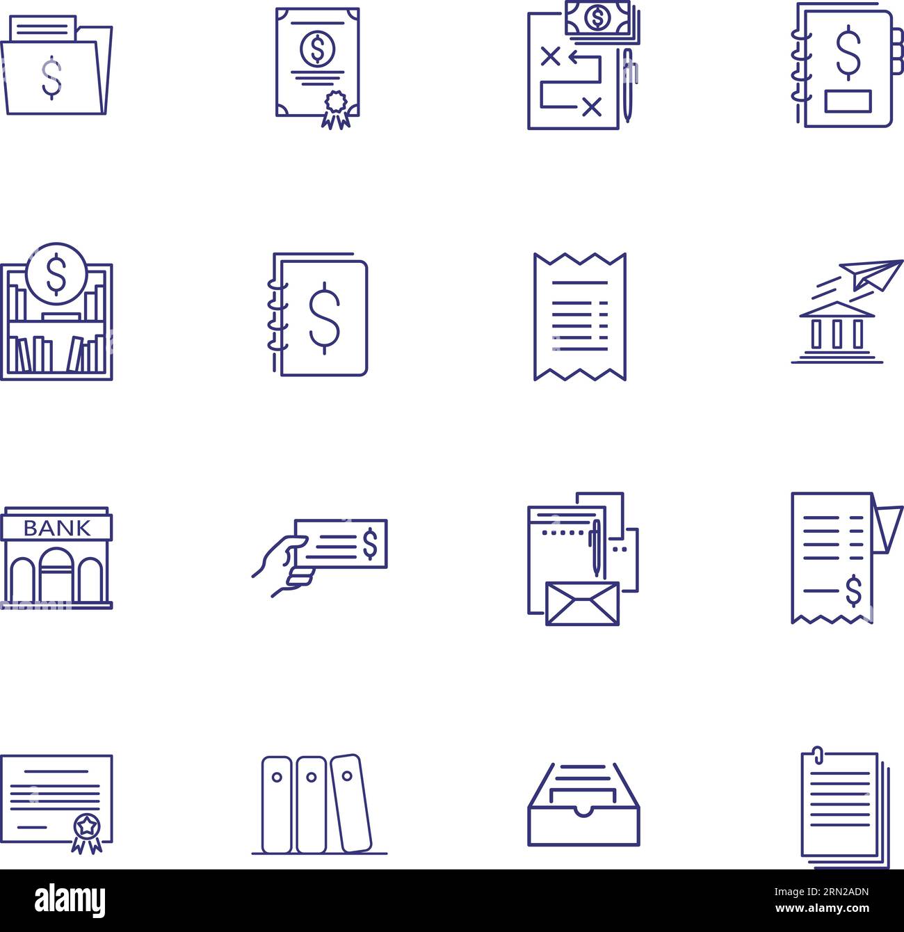 Invoice template collection Stock Vector Images - Alamy