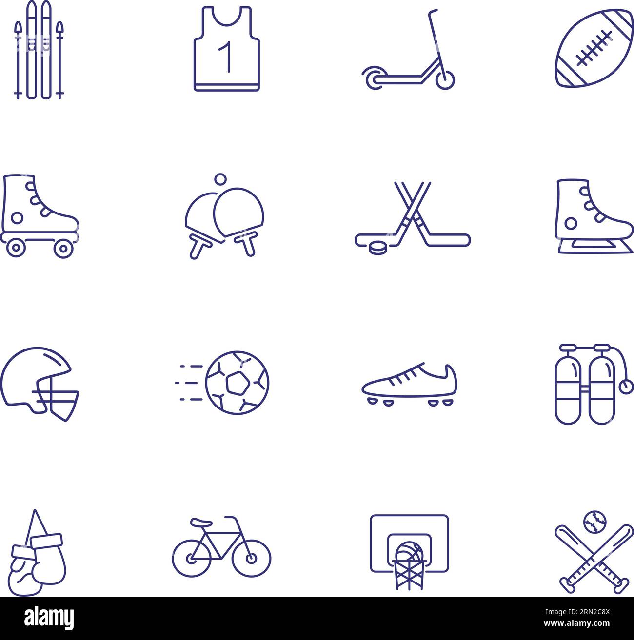 Sport equipment icon set Stock Vector Image & Art - Alamy