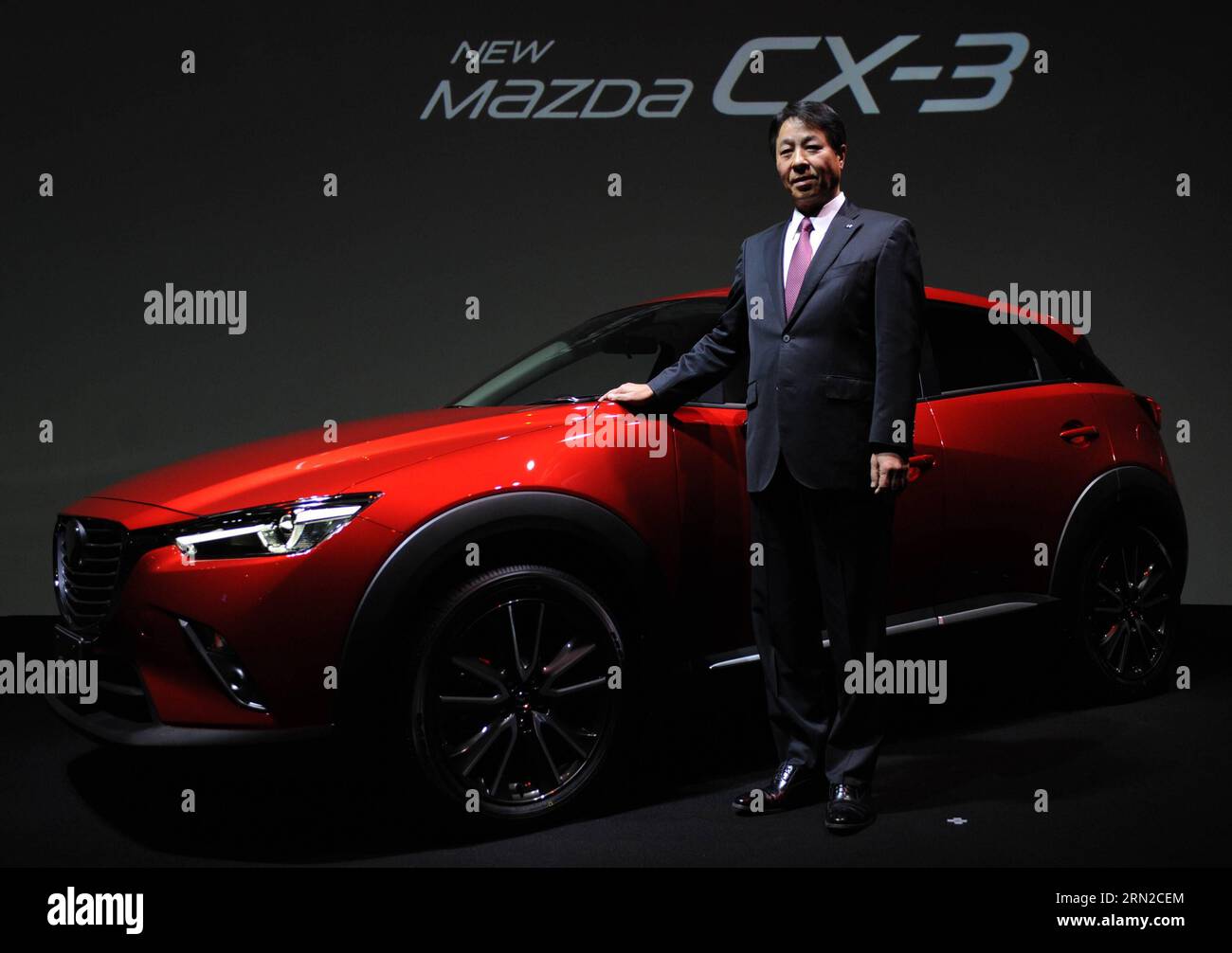 Japan s auto maker Mazda Motor President and CEO Masamichi Kogai poses ...
