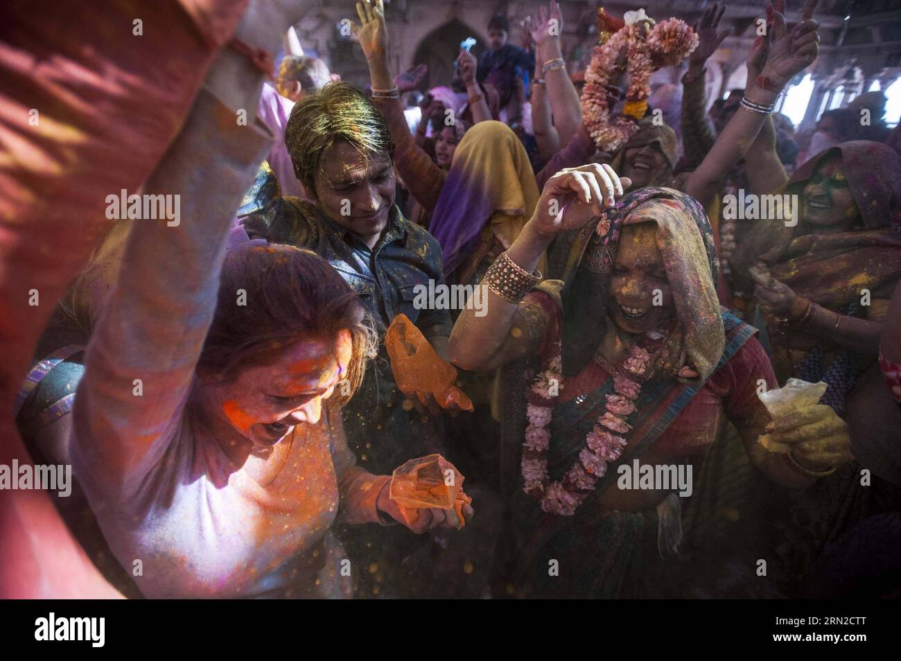 India mathura lathmr hi-res stock photography and images - Alamy