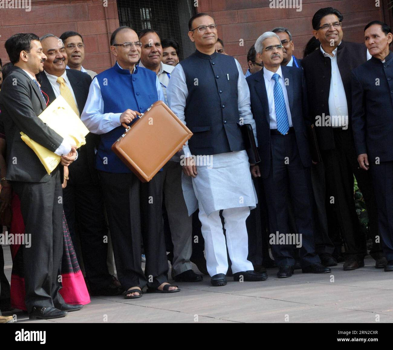 Indian budget briefcase hi-res stock photography and images - Alamy