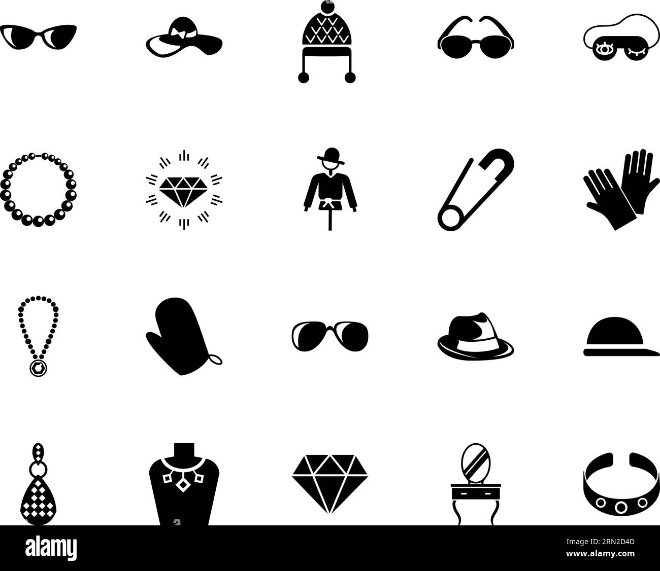Luxury shopping accessories store Stock Vector Images - Alamy