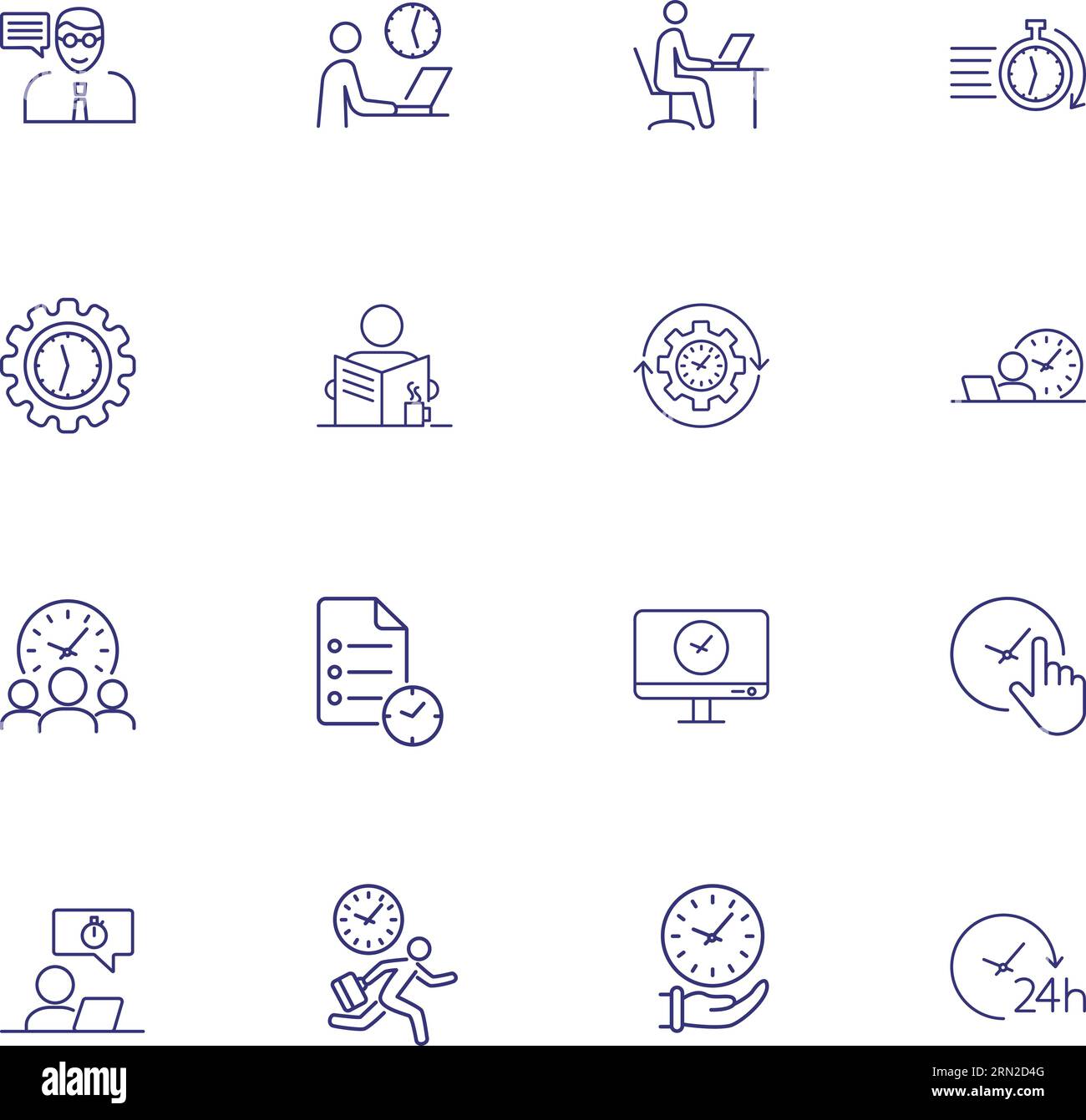 Hurrying up Cut Out Stock Images & Pictures - Alamy