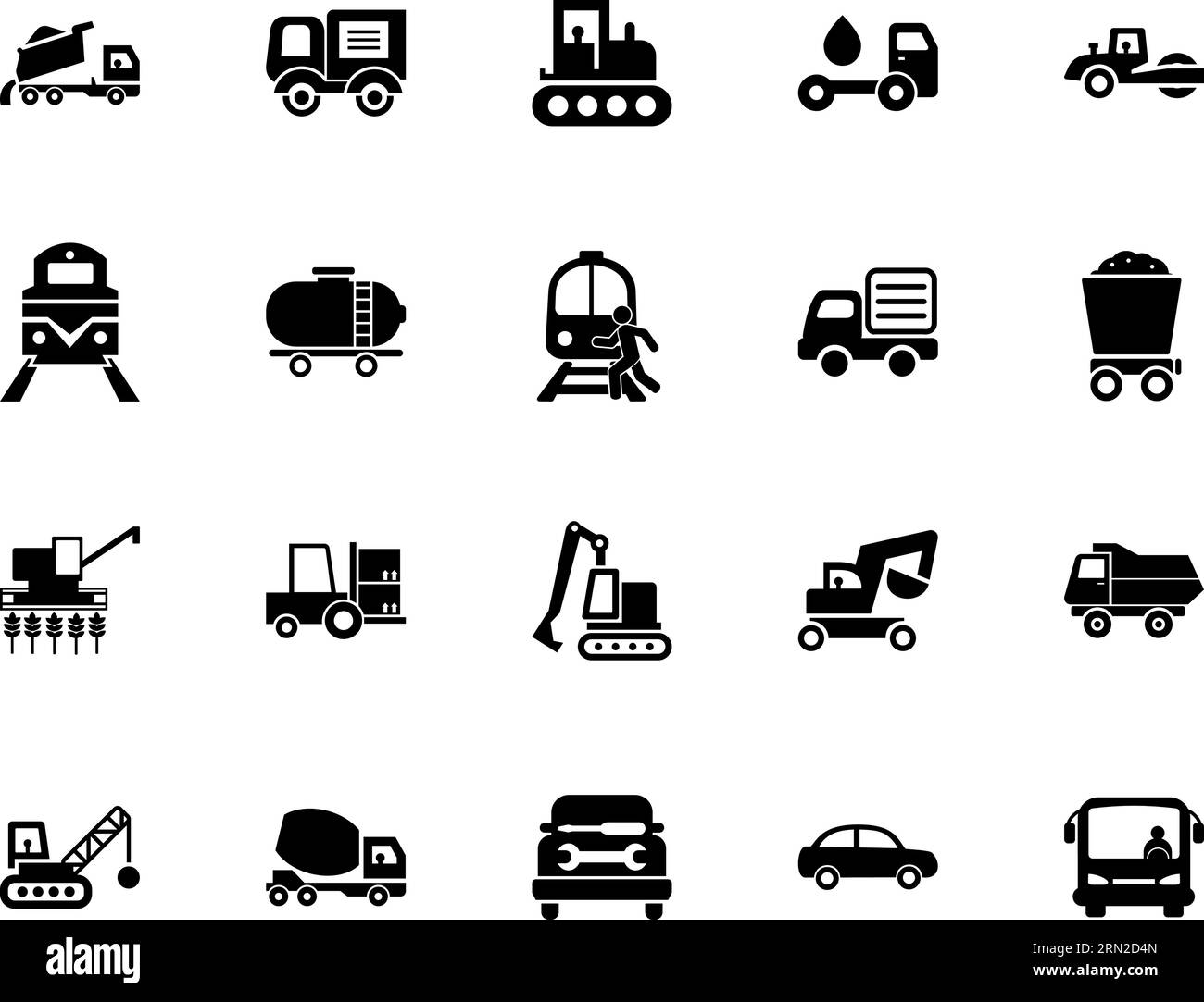 Transportation icon set Stock Vector Image & Art - Alamy