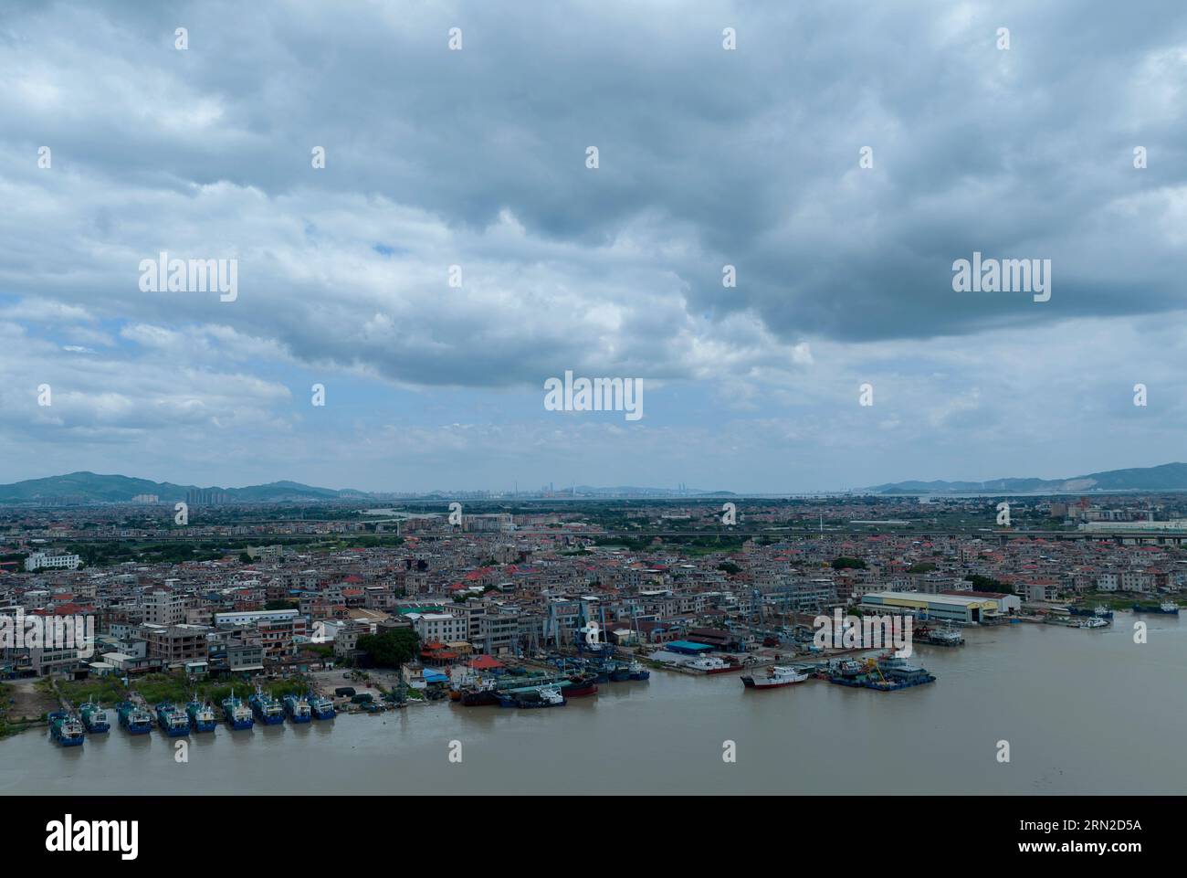 Zhangzhou. 30th Aug, 2023. This aerial photo taken on Aug. 30, 2023 ...