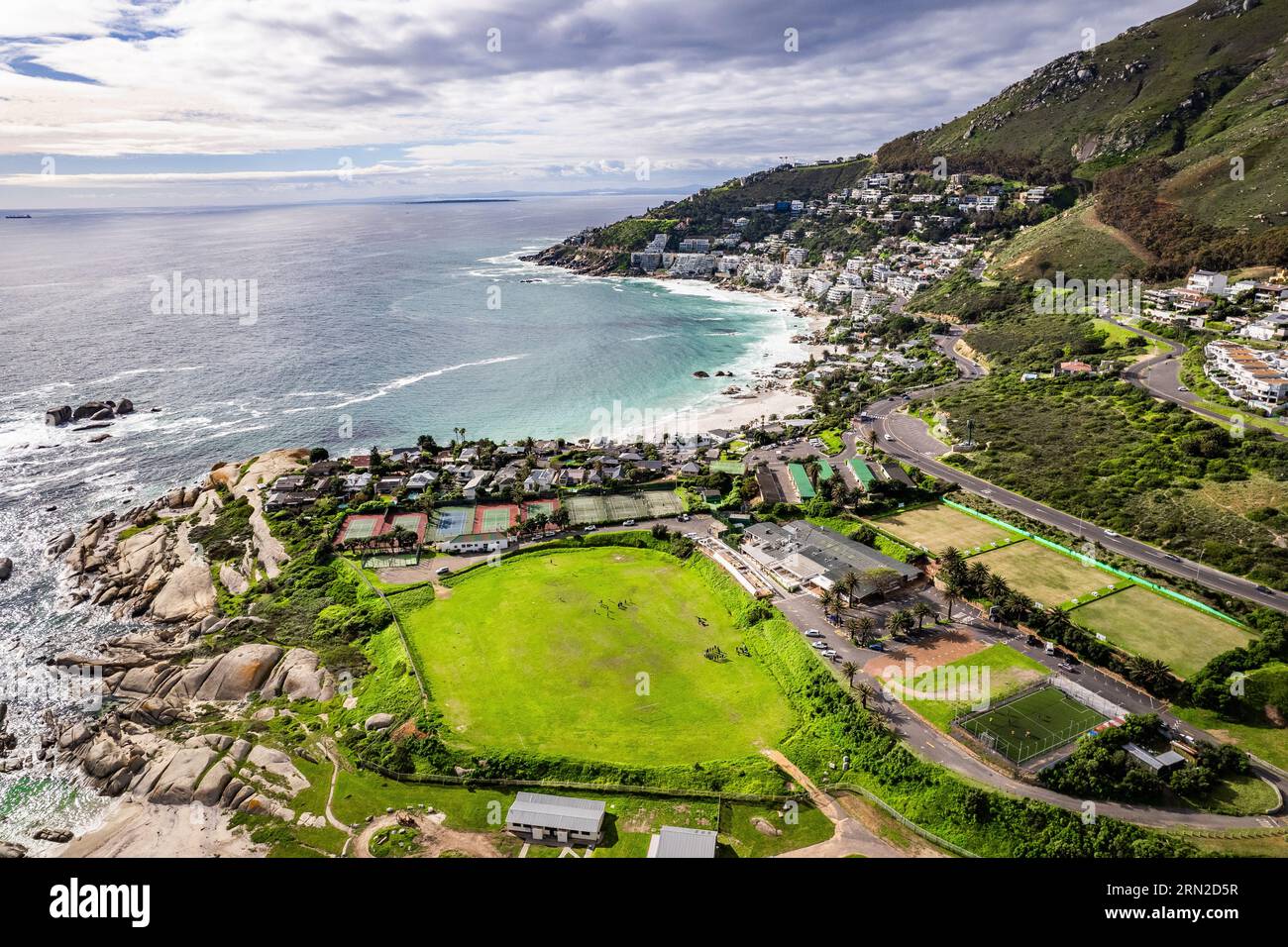 Aerial View of Maiden's Cove Tidal Pool in Clifton, Cape Town, South ...