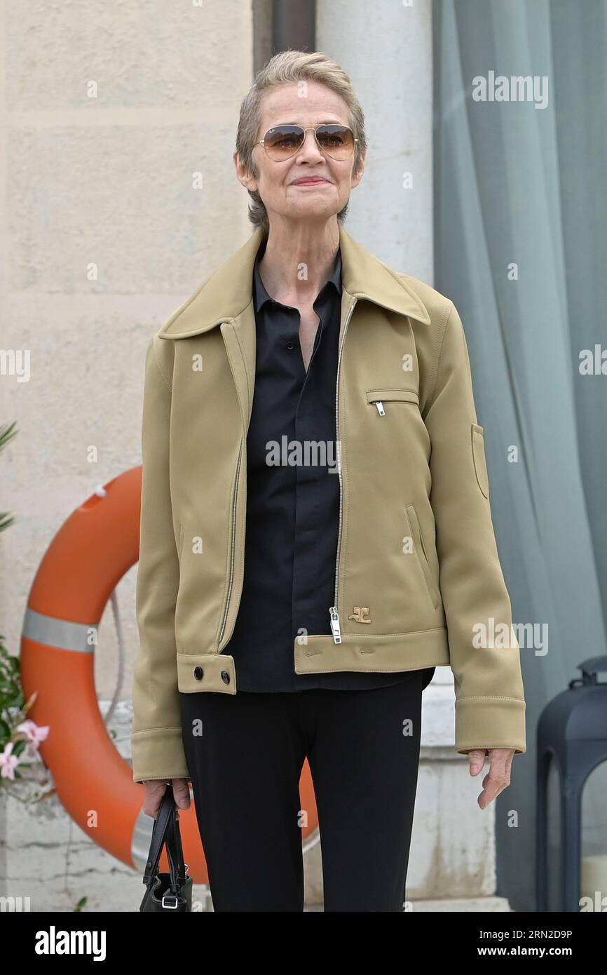 Venice Lido, Italy. 31st Aug, 2023. Charlotte Rampling arrives at the ...
